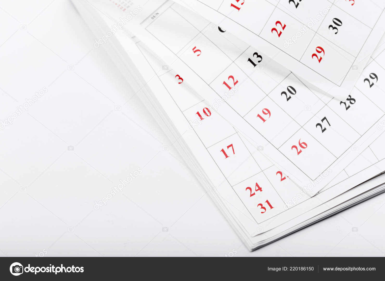 Calendar Pages Turning