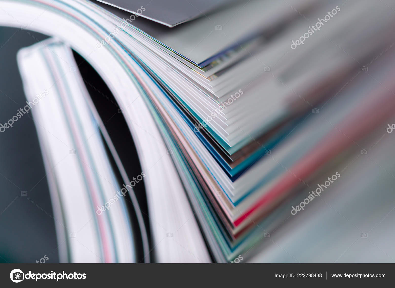 Colorful Magazine Close Background — Stock Photo © Fotofabrika #222798438