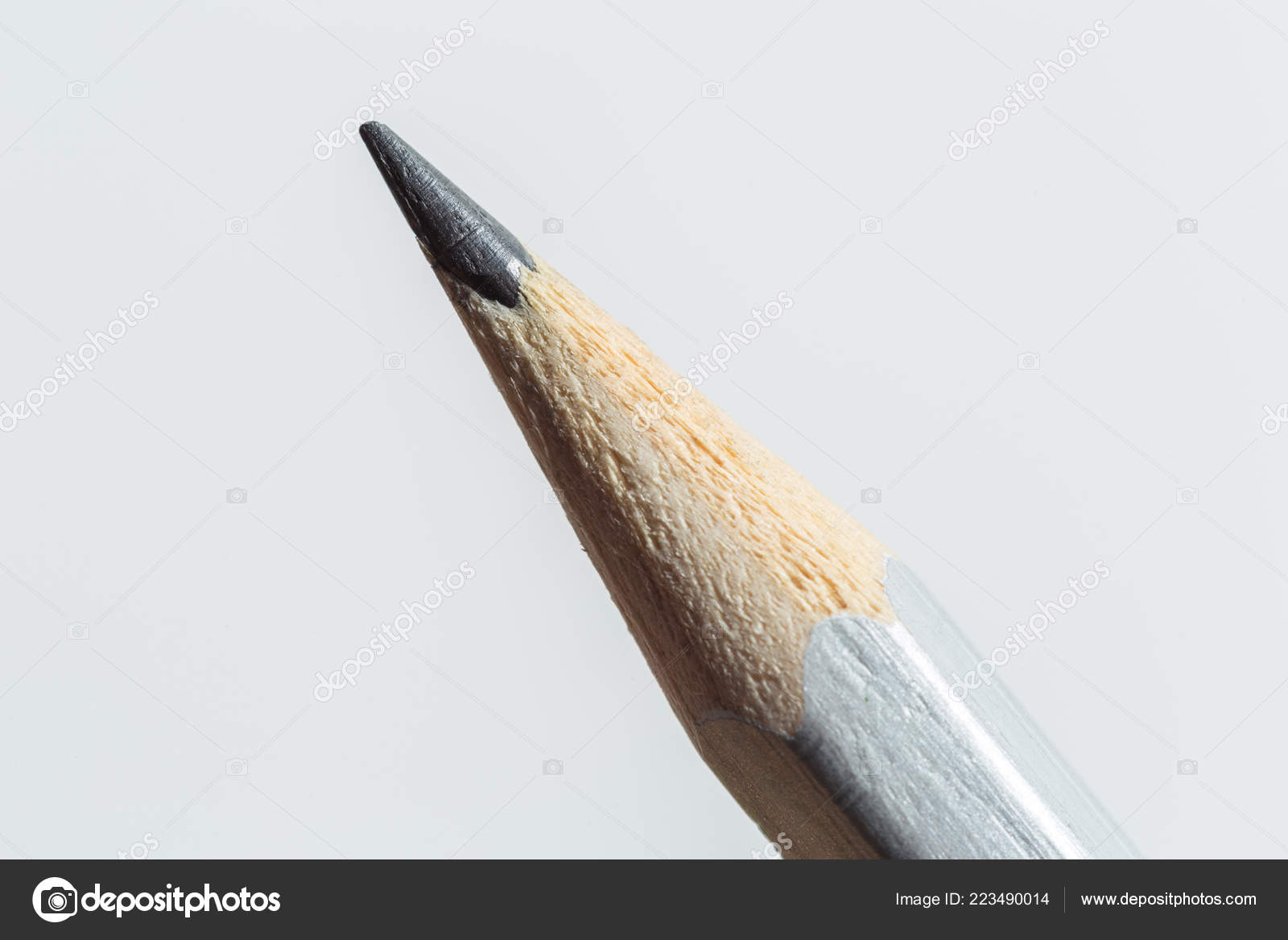 Close Pencil Isolated White Background Stock Photo by ©Fotofabrika ...