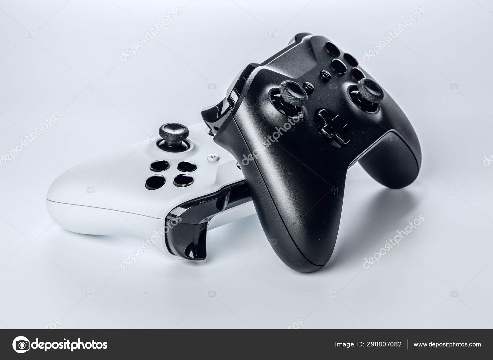 Video Game Controller Isolated White Background — Stock Photo ...