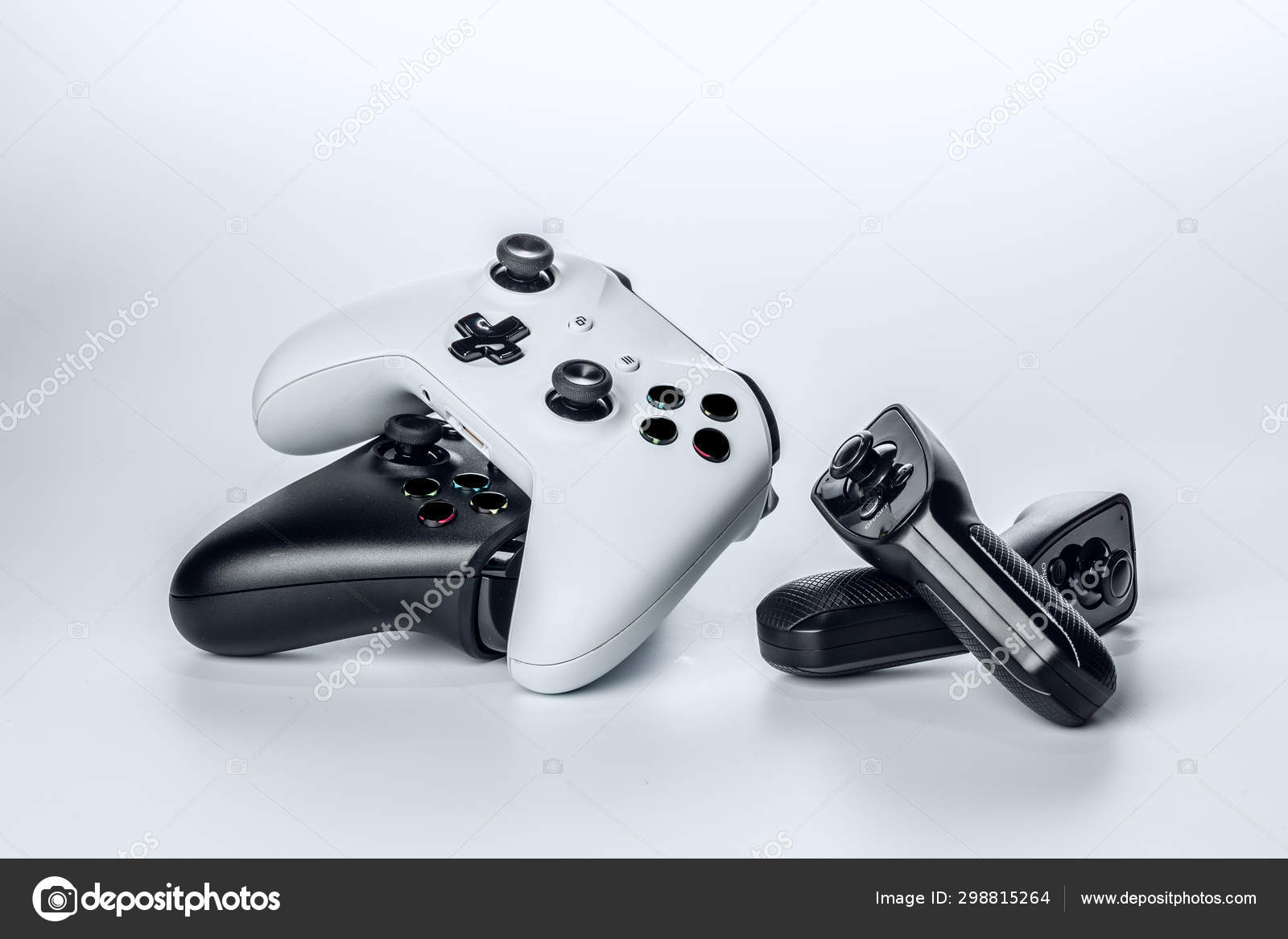 Video Game Controller Isolated White Background — Stock Photo ...