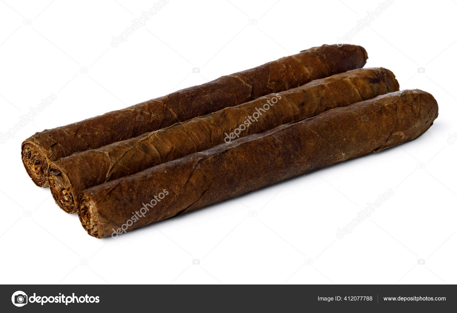 Bunch of hand rolled cigars isolated on white Stock Photo by ...