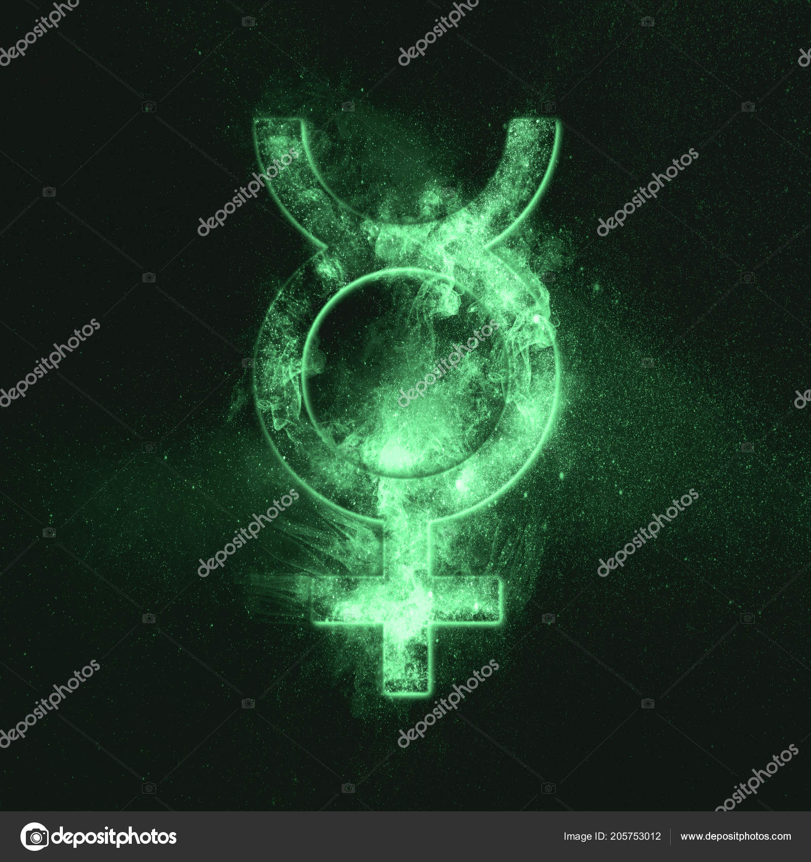 Símbolo Del Planeta Mercurio