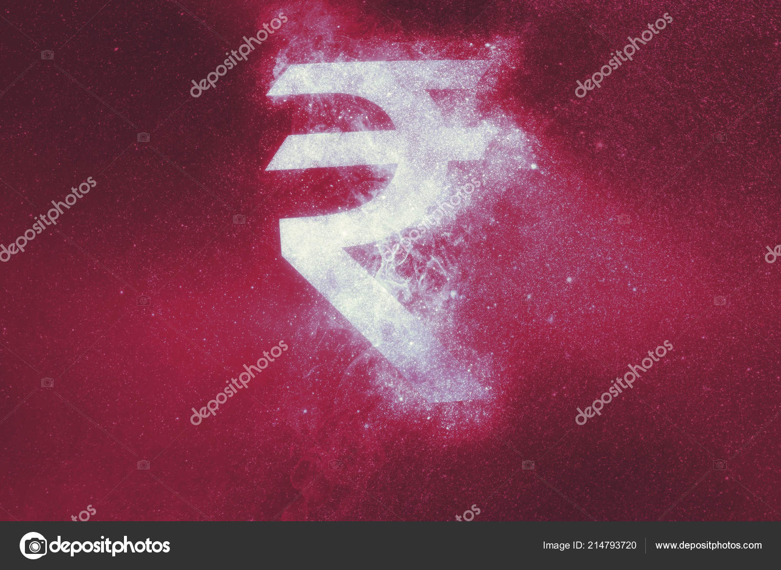 Indian Rupee Sign Indian Rupee Symbol Abstract Background — Stock Photo ...