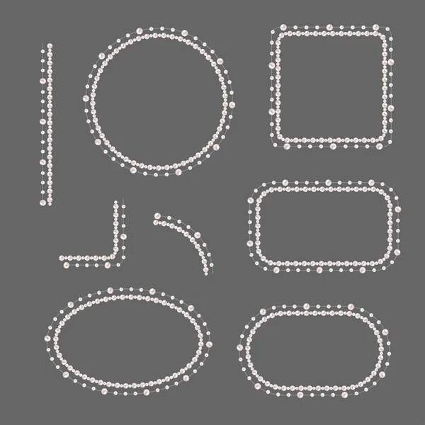 String of pearls Vector Art Stock Images | Depositphotos