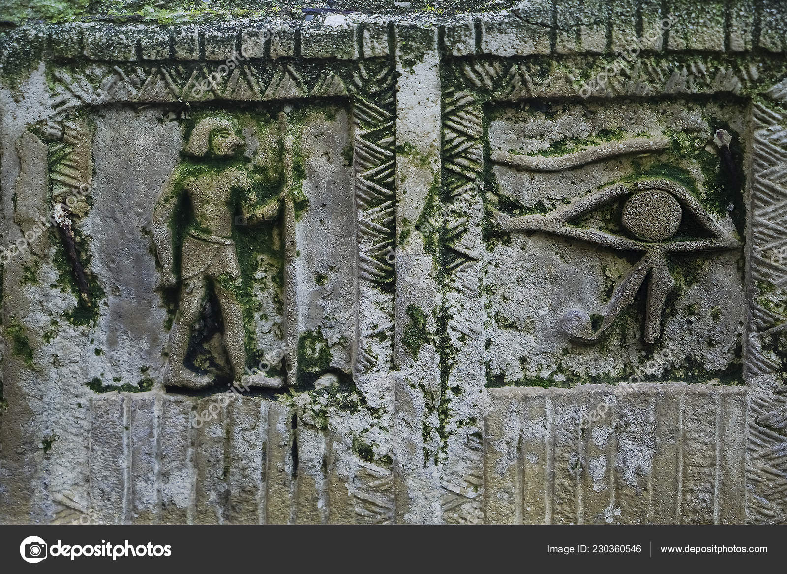 Masonic Eye Theme Mysticism Magic Triangle Eye Sign Masons Egyptian ...