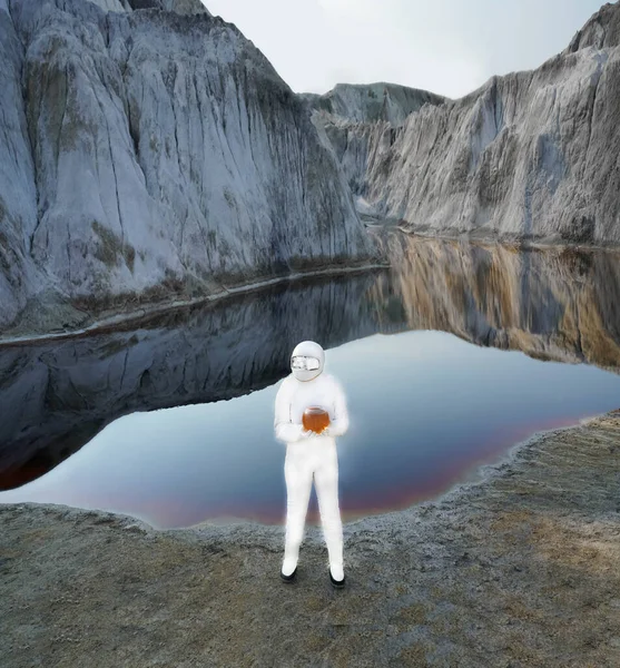 Rapid test for water and earth pollution with heavy metals and ...