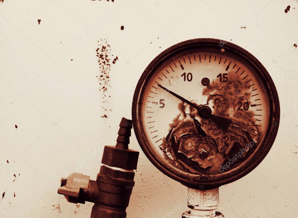 Manómetros de presión, contadores, flechas, indicadores, dispositivo de ...