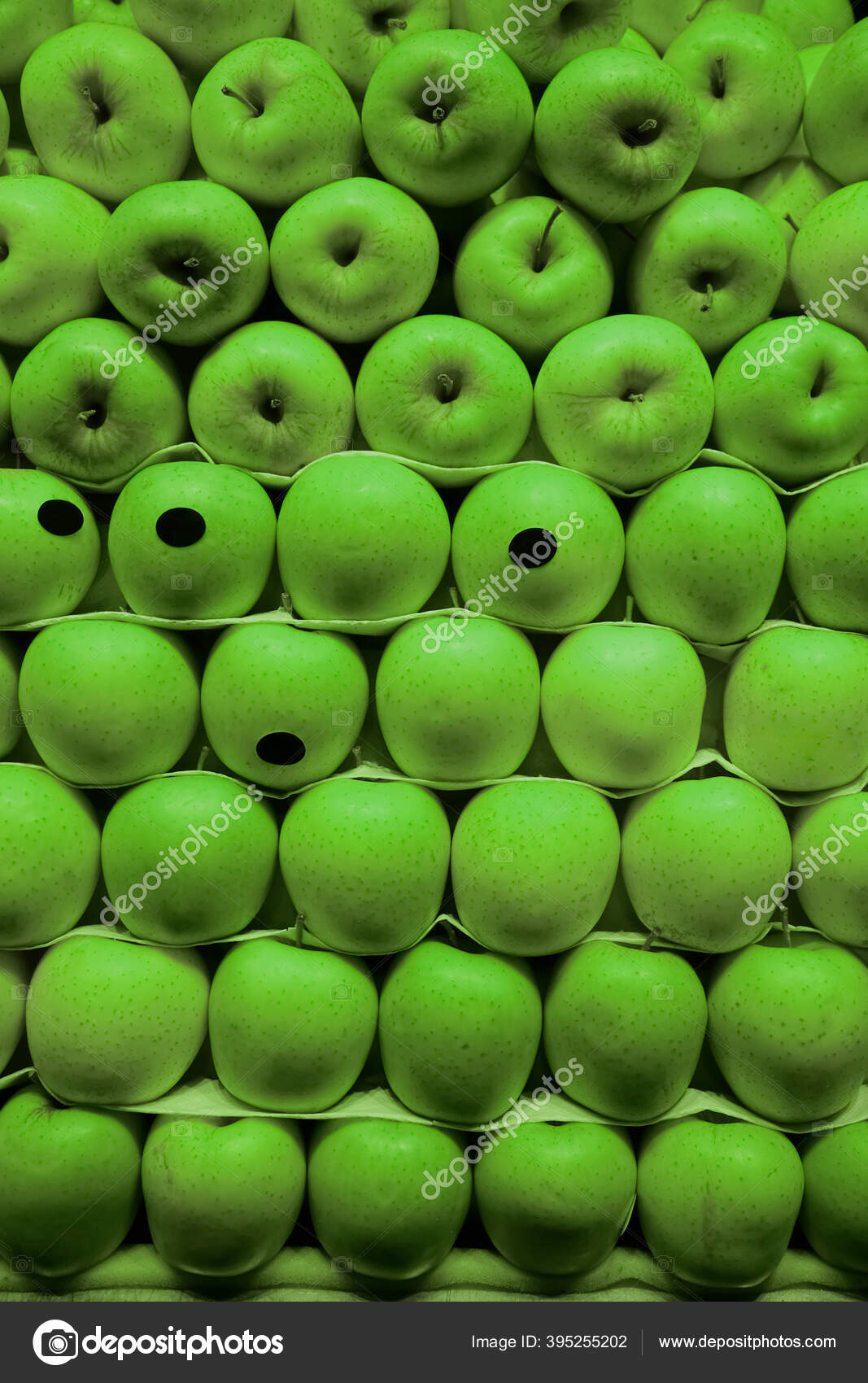 Green Apples Close Fresh Beautiful Fruit Background — Stock Photo ...