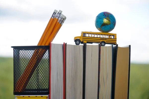 School bus library Stock Photos, Royalty Free School bus library Images ...