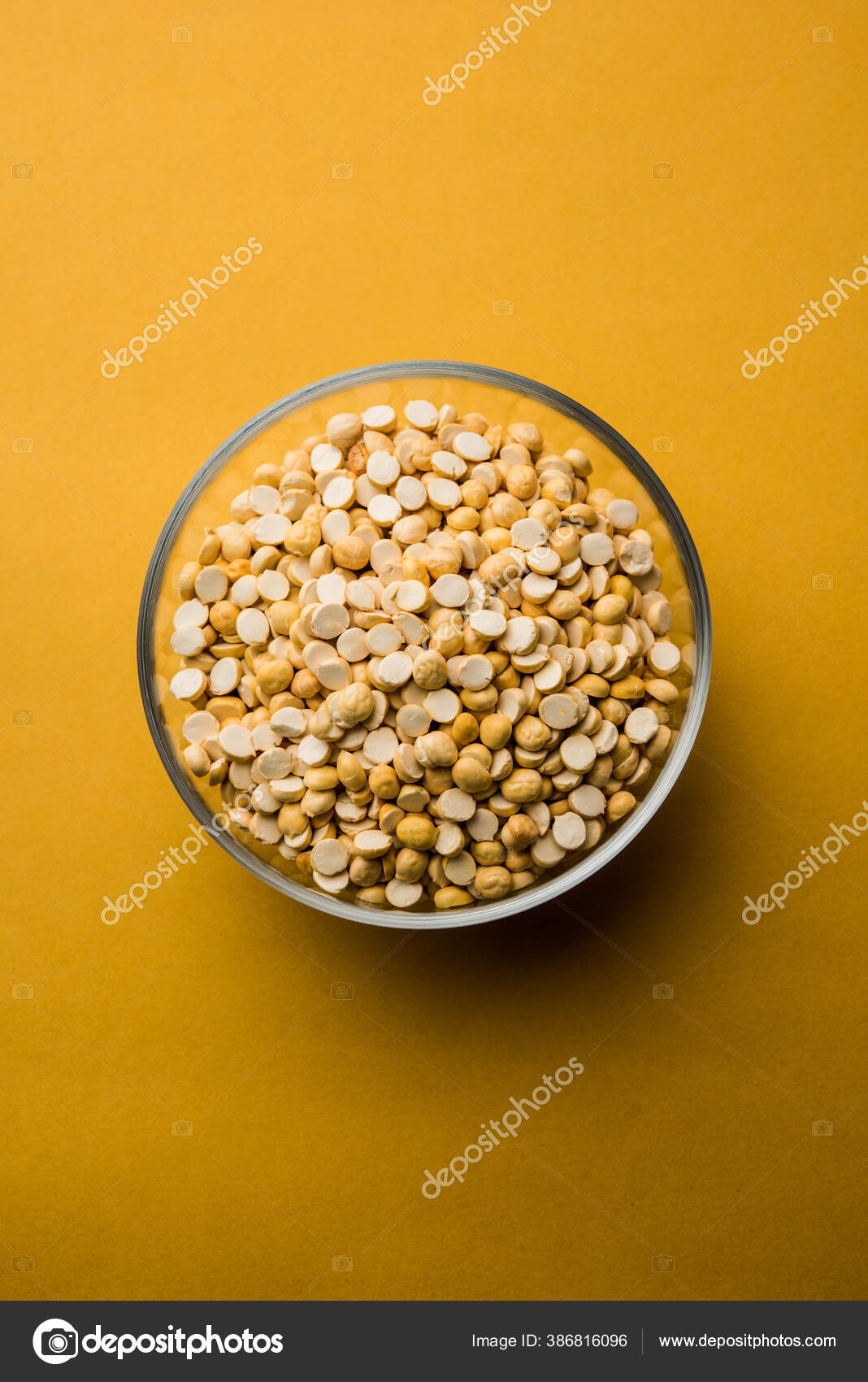 Roasted Split Chickpea Daliya Dalia Chana Dal Popular Healthy Roadside ...