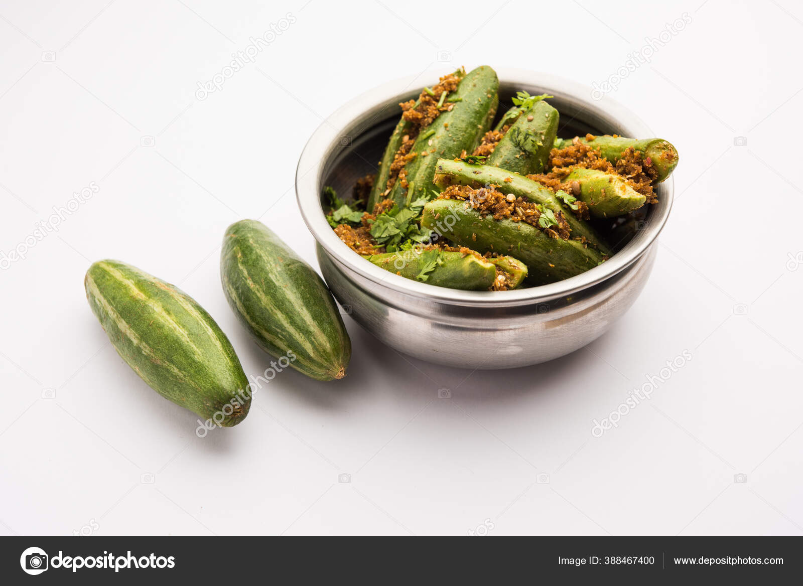 Indian Style Bharwa Parwal Paraval Parval Dry Sabzi Stuffed Pointed ...
