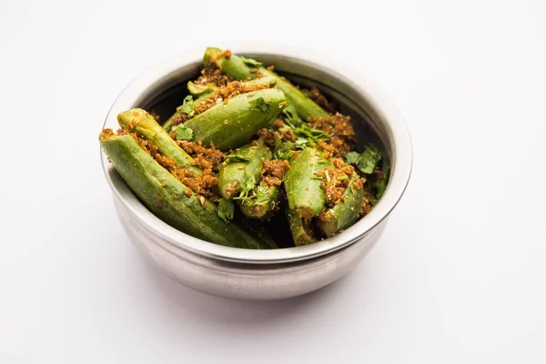 Indian Style Bharwa Parwal Paraval Parval Dry Sabzi Stuffed Pointed ...