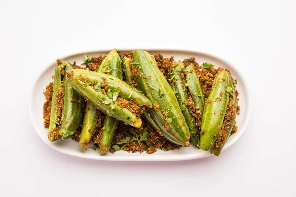 Indian Style Bharwa Parwal Paraval Parval Dry Sabzi Stuffed Pointed ...