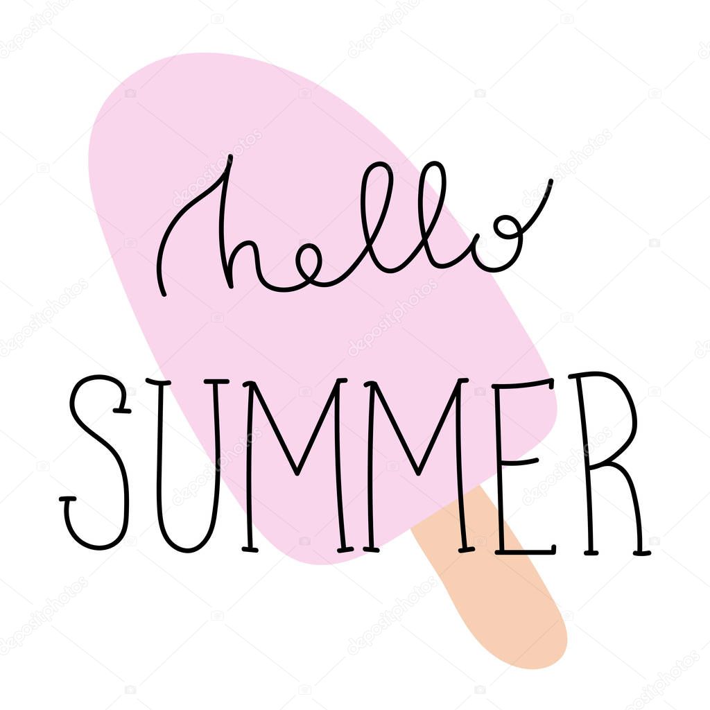 Letras de dibujos animados de verano 2023