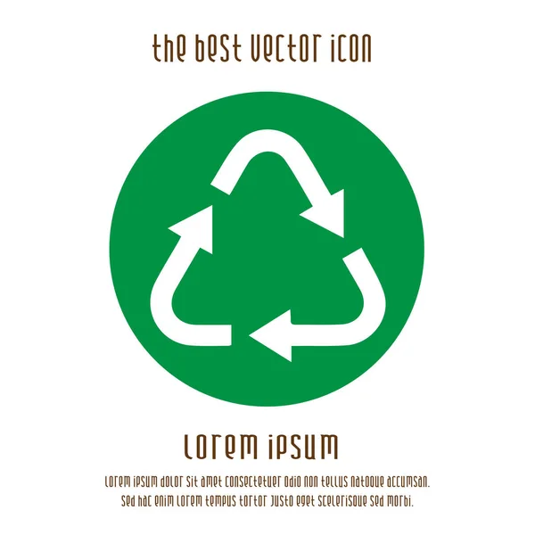 Recycle Arrow Triangle Pete Types Isolated White Background Symbology ...