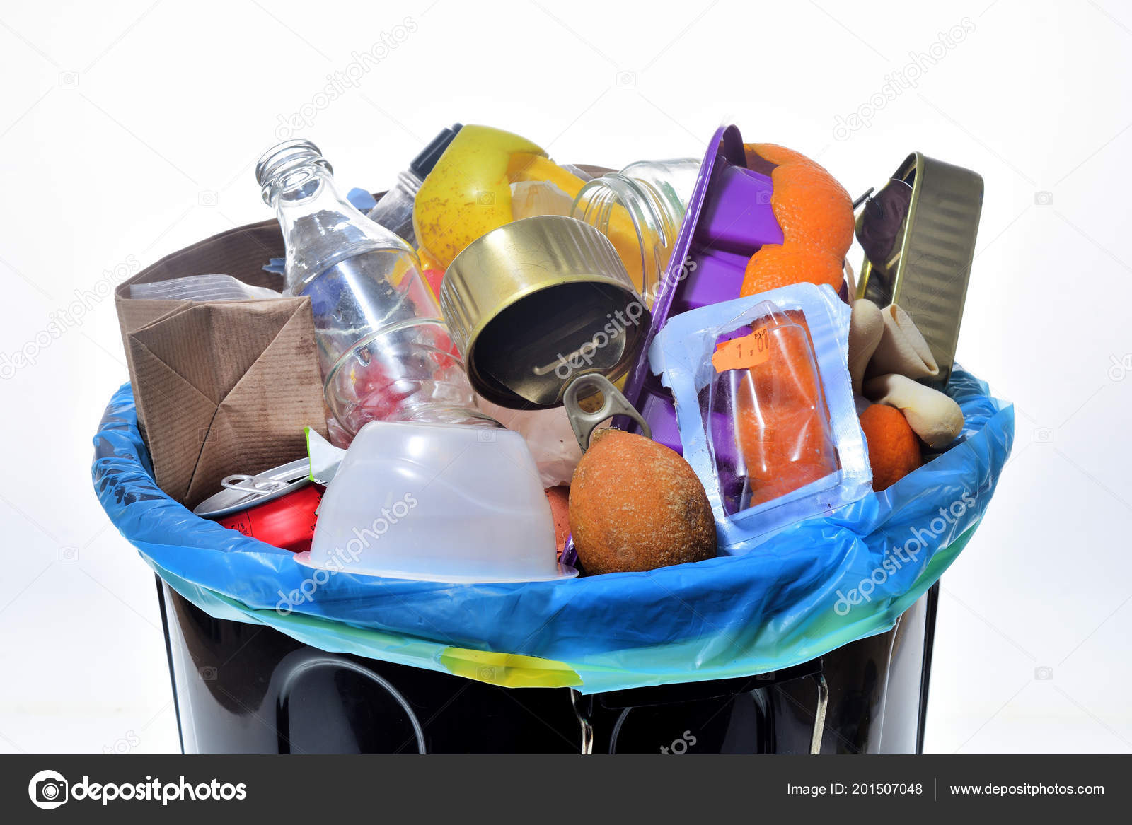 Garbage Can White Background Stock Photo by ©MariaiC 201507048