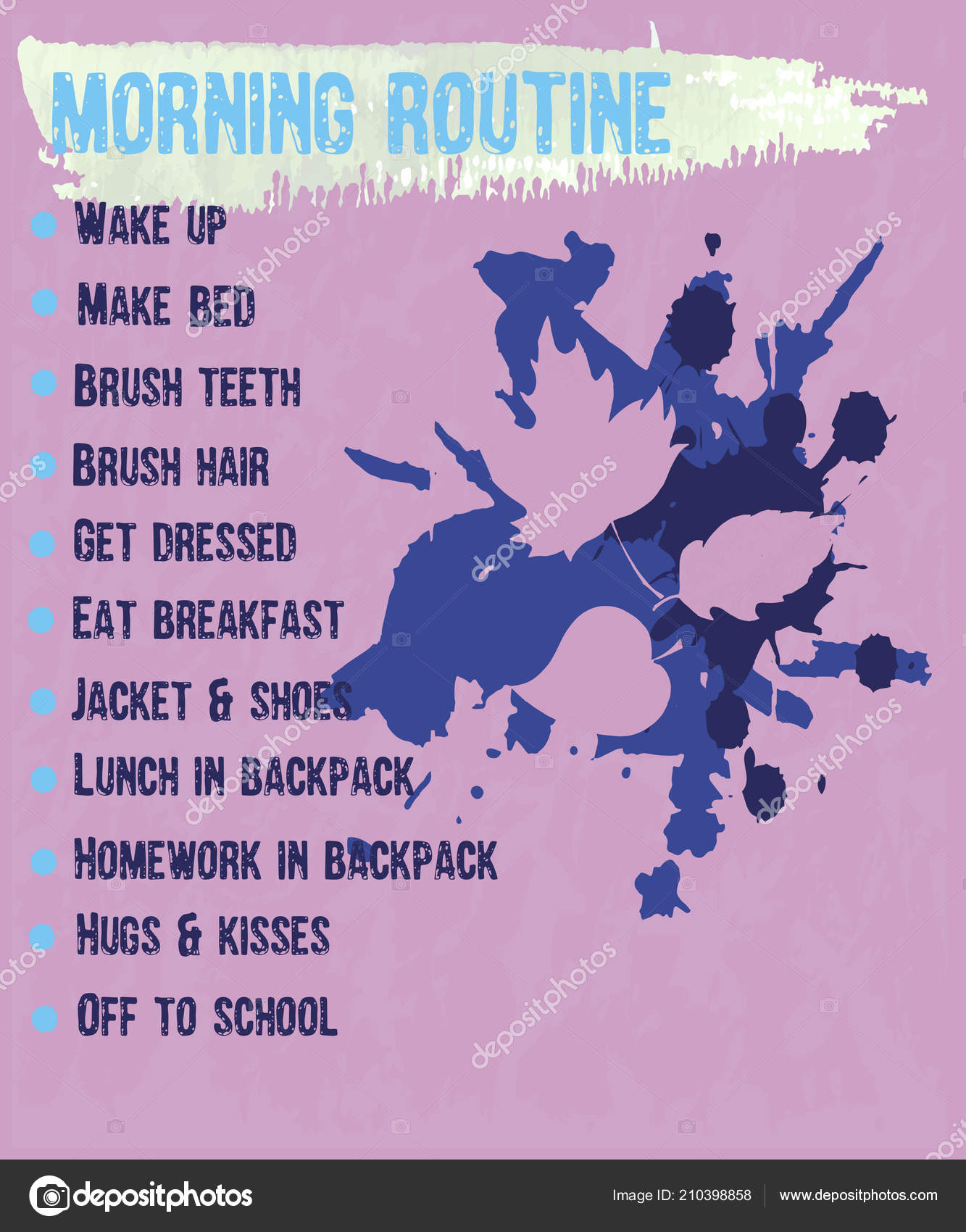 Pupil Morning Routine Back School Theme Beautifully Designed Daily ...
