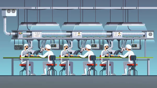 Assembly Line Worker Cartoon