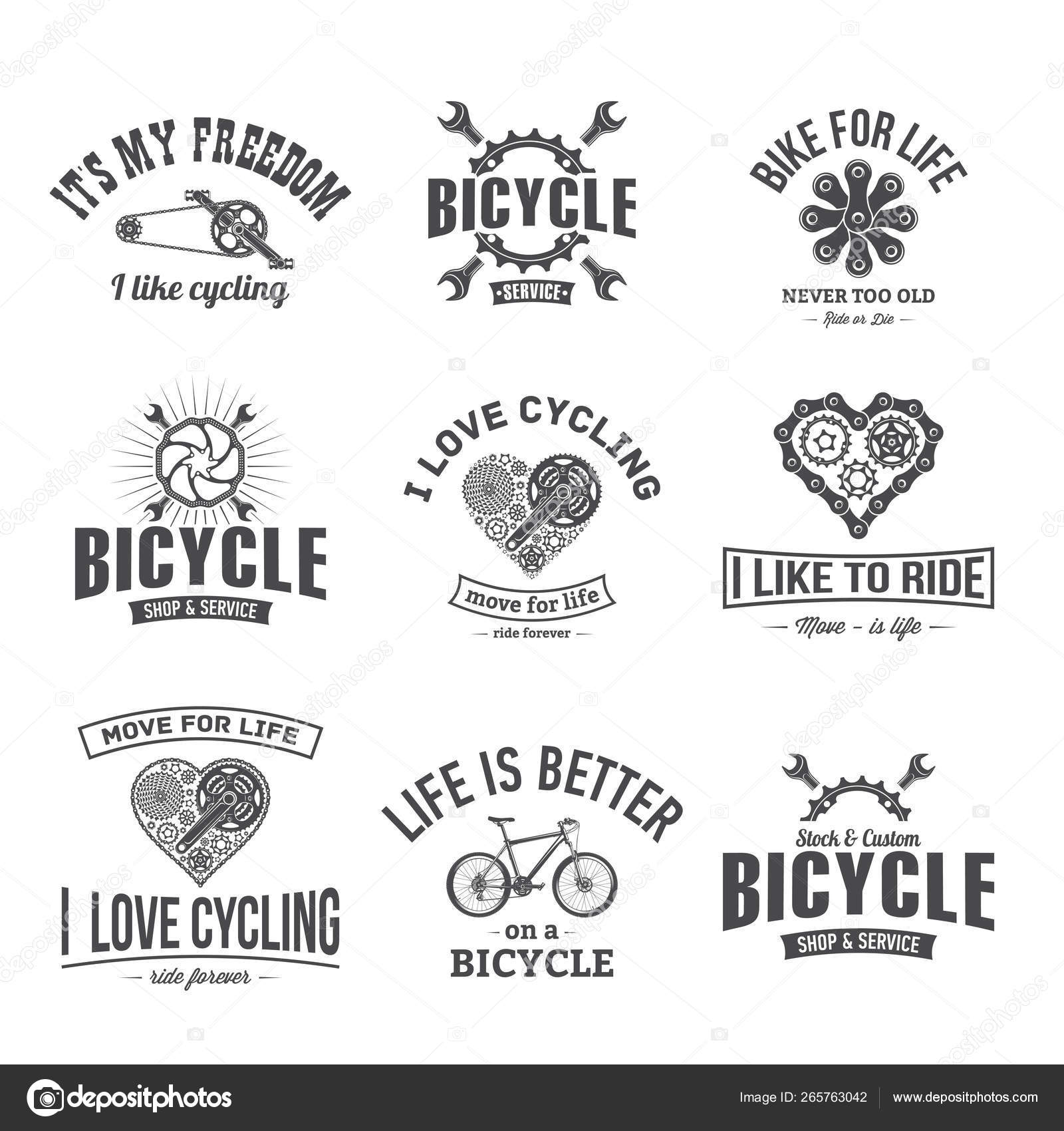 Vector bicycle emblem Stock Vector Image by ©lavrentev #265763042