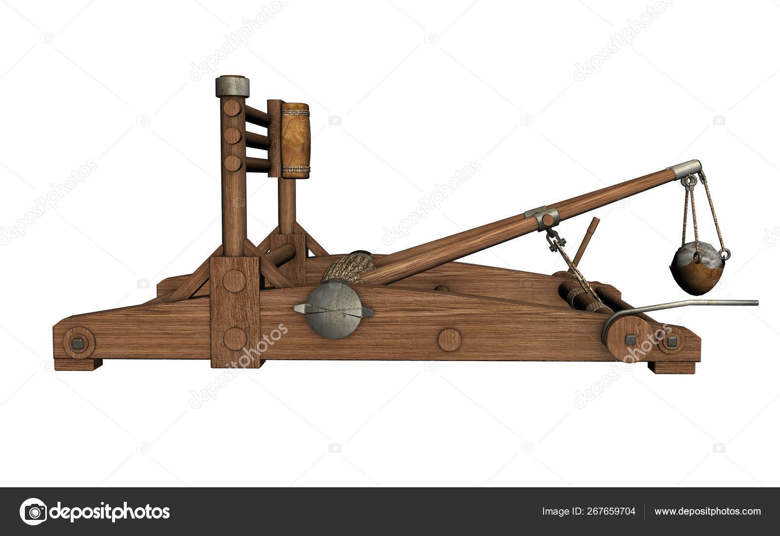 Balista Catapult Visualization Illustration — Stock Photo © vad_1 ...