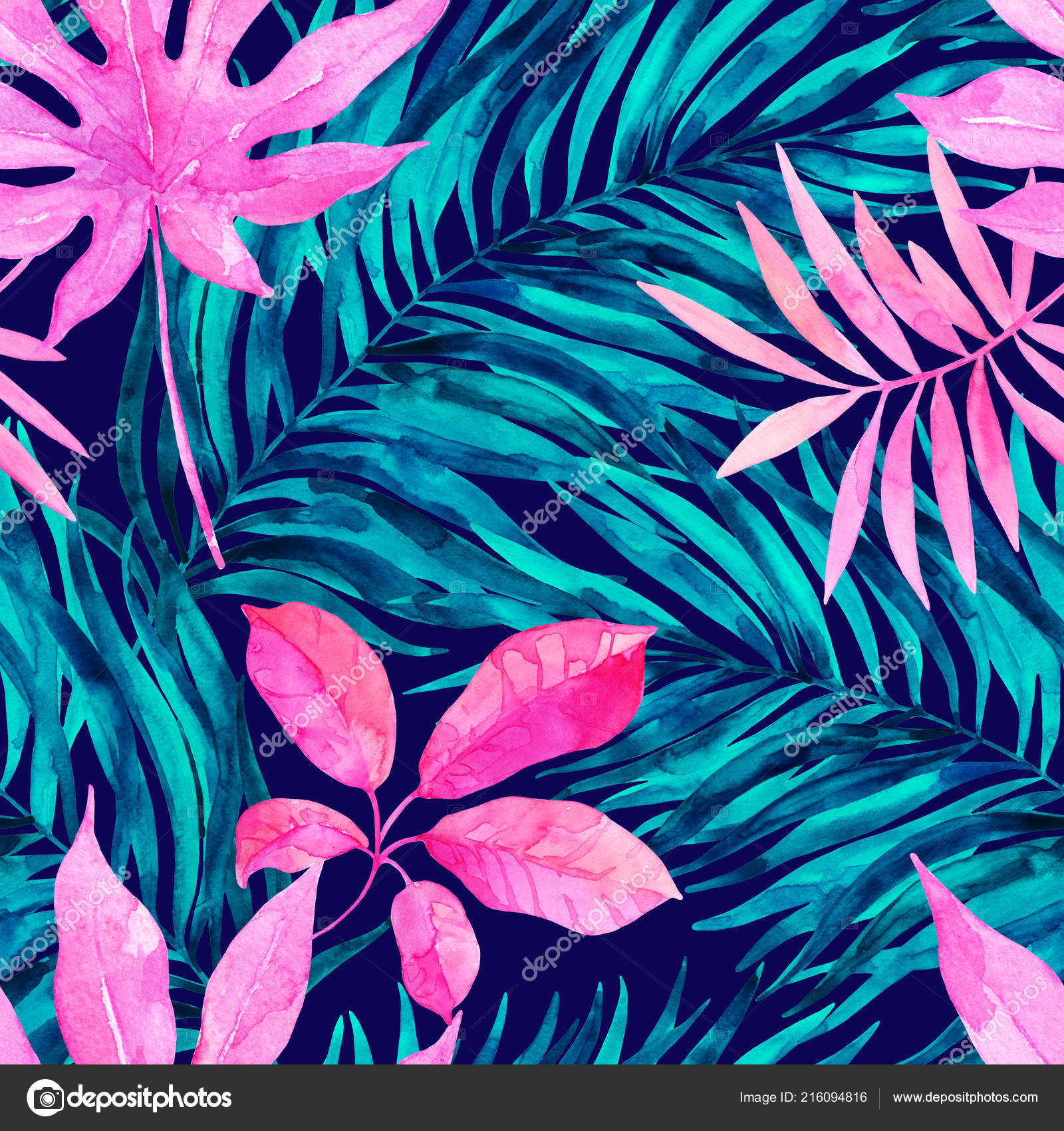 Colorful Tropical Leaves
