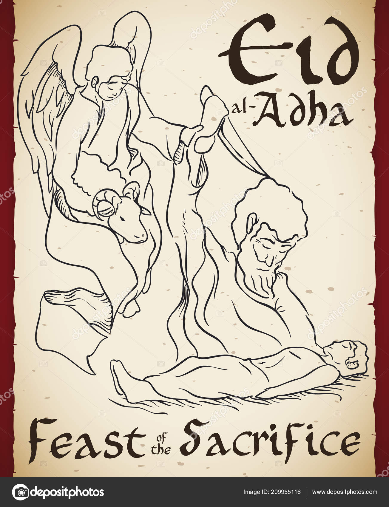 Desplazamiento Con Representación Dibujada Mano Encuadernación Isaac ...