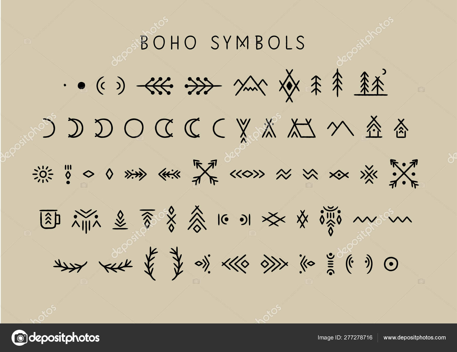 Bohemian Symbols
