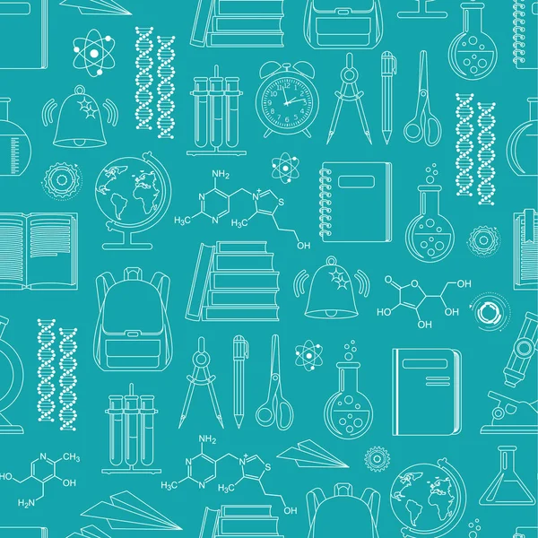 Chemistry background, seamless pattern for your design — Stock Vector ...