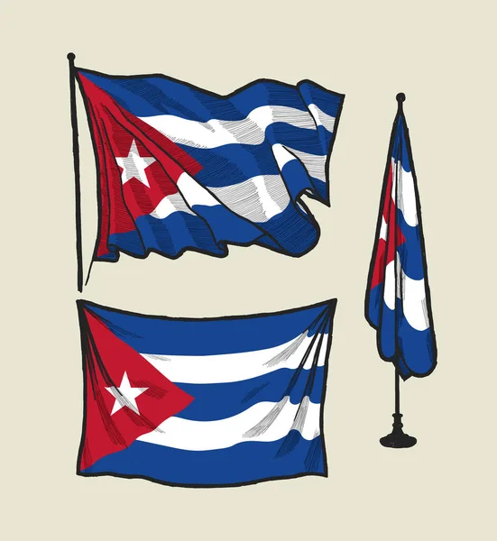 Puerto Rican Flag Waving Drawing