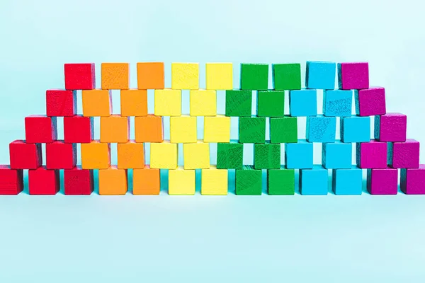 Rainbow lego blocks Stock Photos, Royalty Free Rainbow lego blocks ...