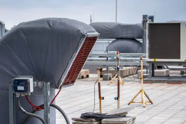 External Infrastructure Microclimate Support System Large Industrial ...