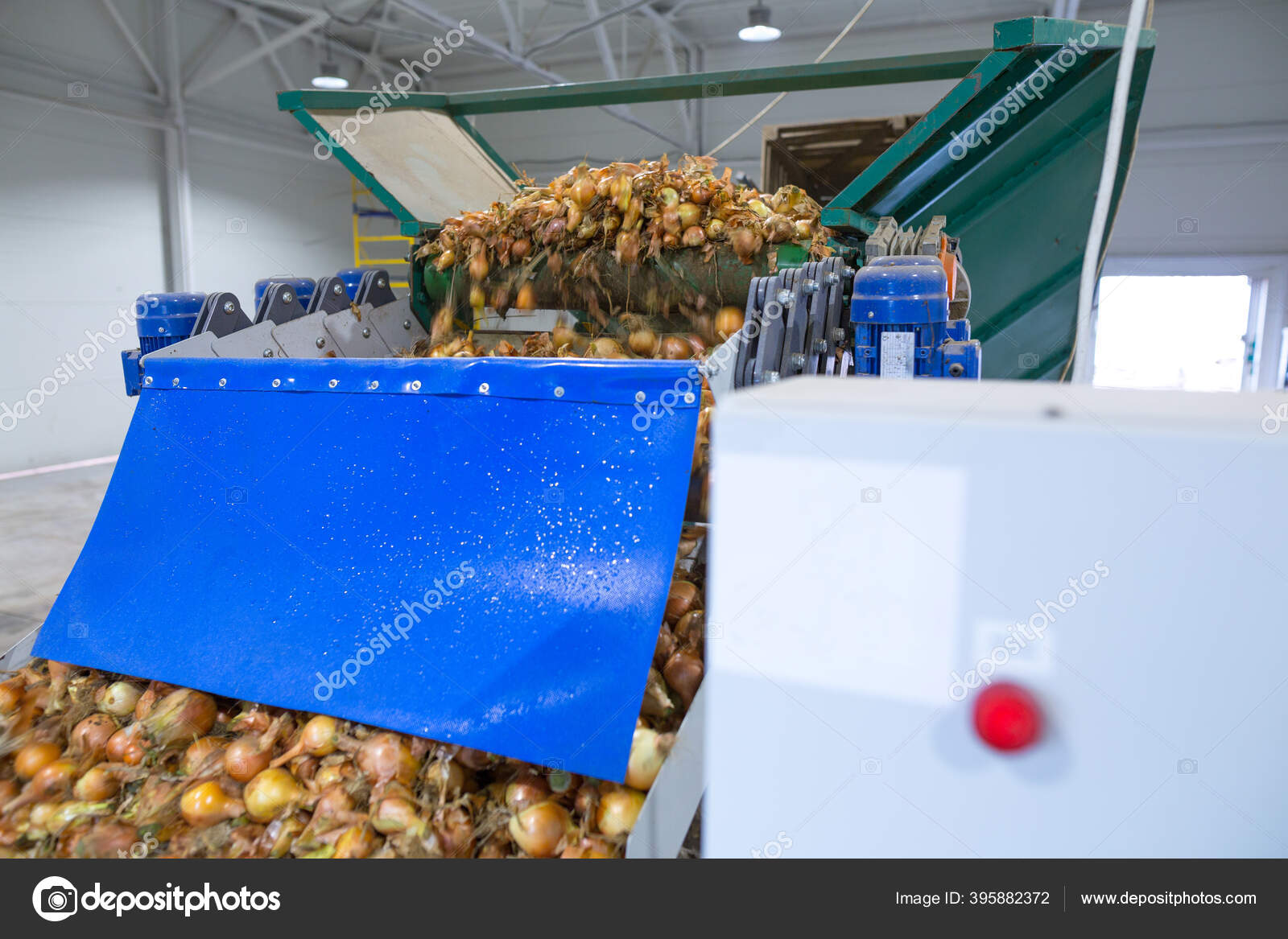 Control Panel Conveyor Sorting Line Production Facilities Grading ...