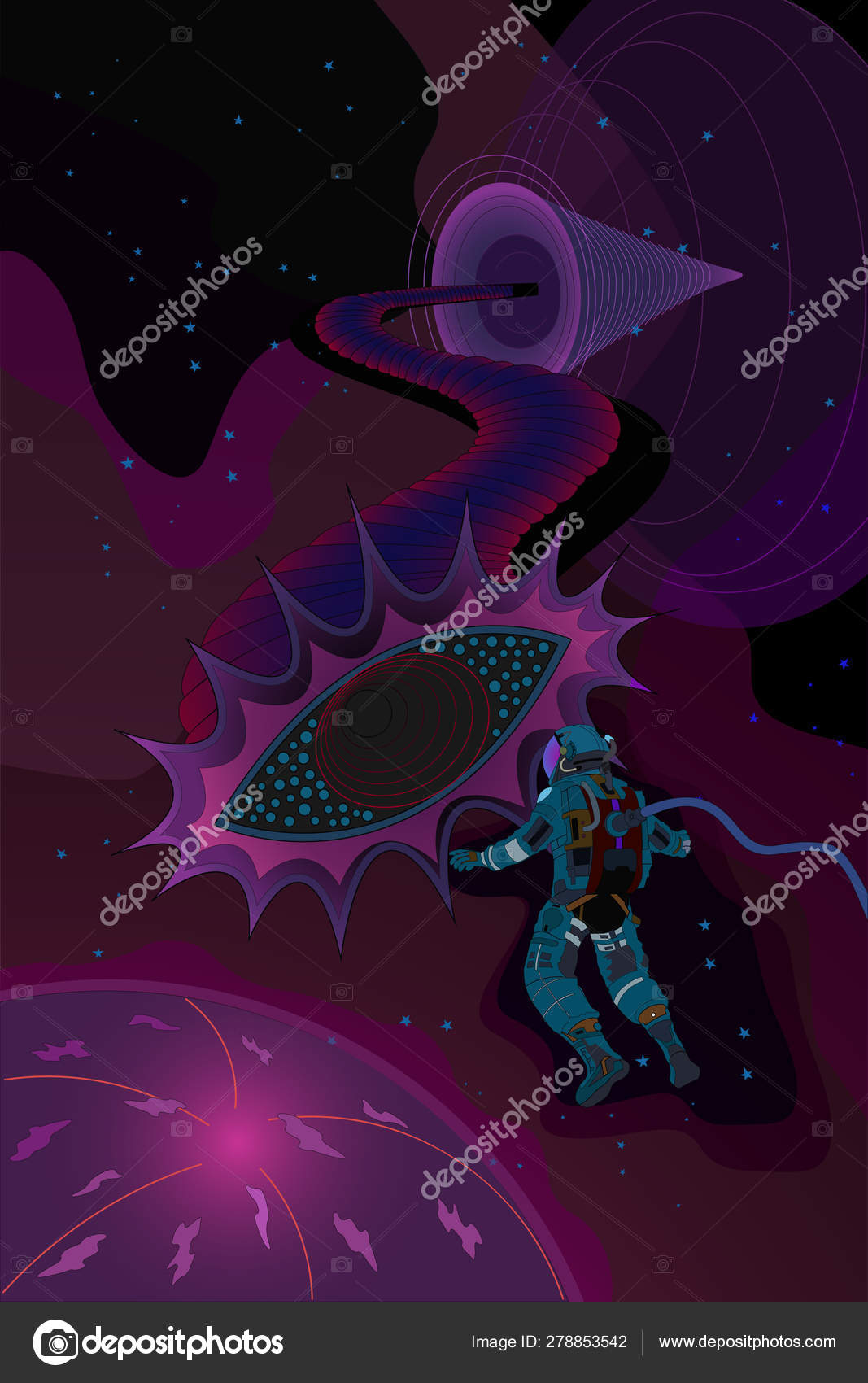 Trippy Outer Space Backgrounds