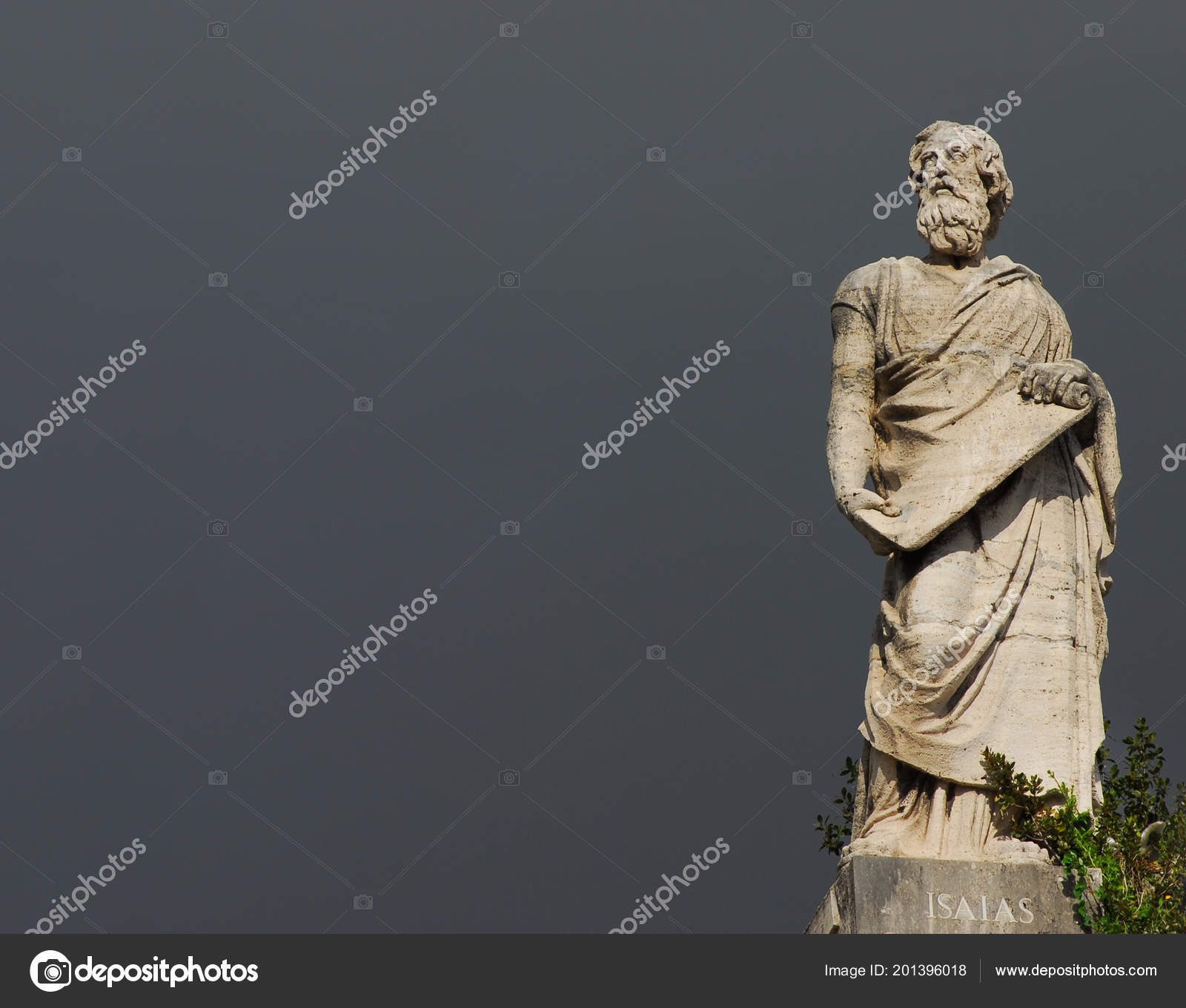 Isaiah Ancient Jewish Prophet Statue Completed 1827 Top Church Mary ...