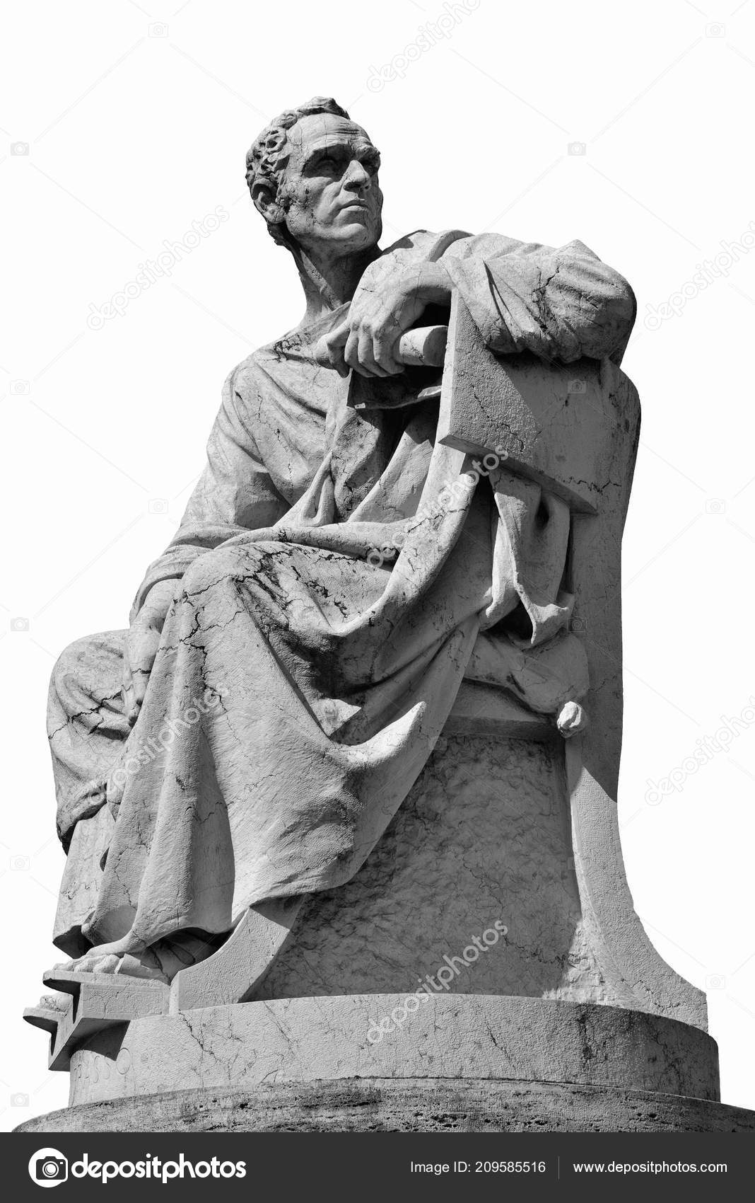 Lucius Licinius Crassus Great Orator Ancient Rome Marble Statue Front ...