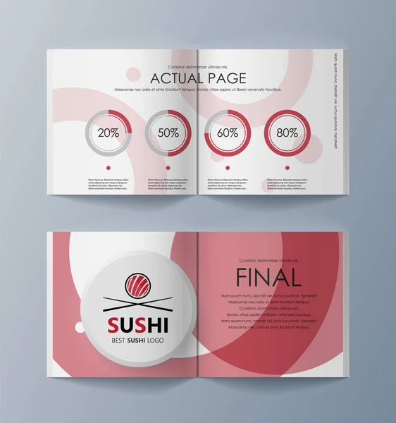 Moderne brochure skabelon design images libres de droit, photos de ...