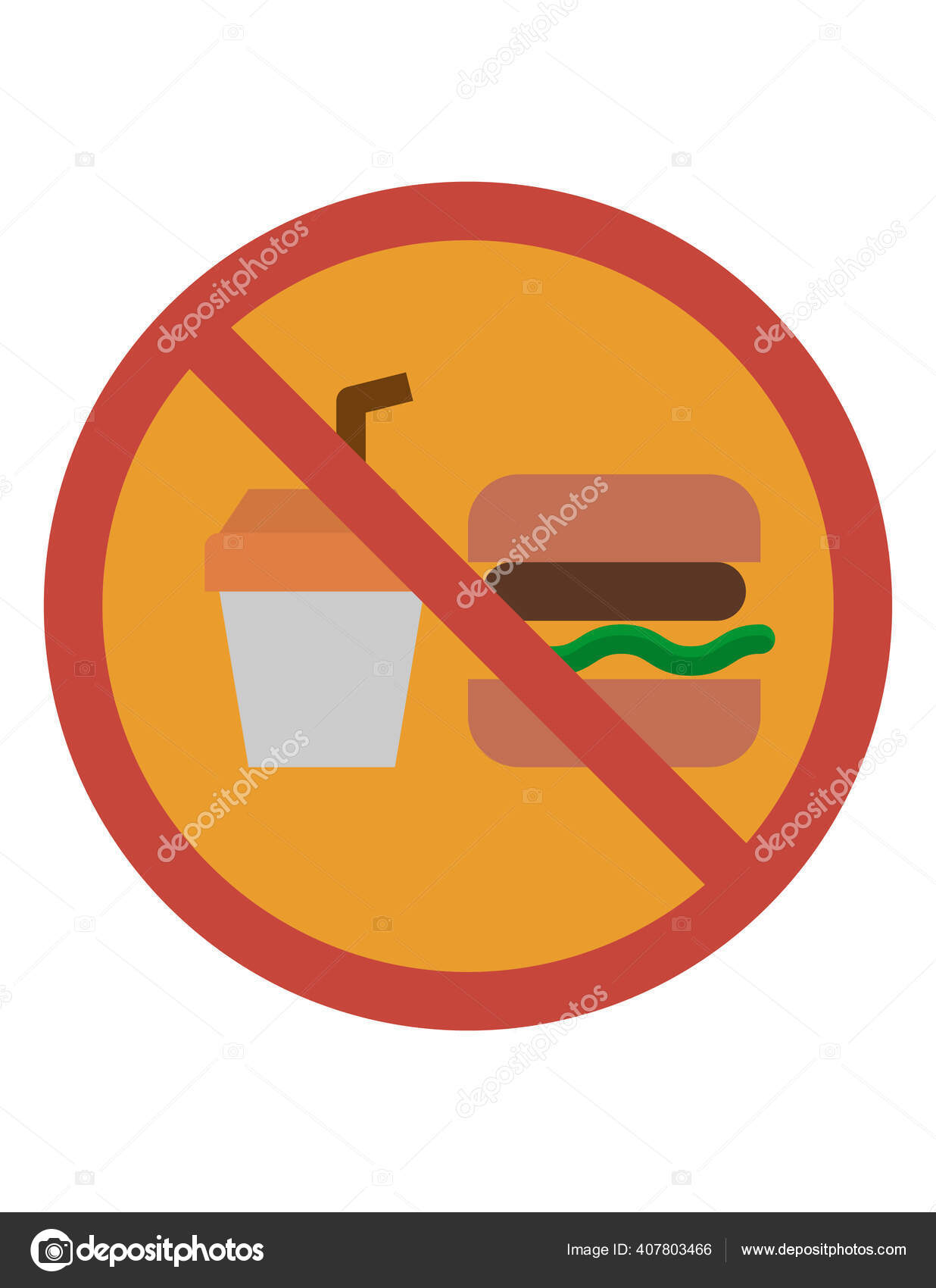 No Comida No Bebidas