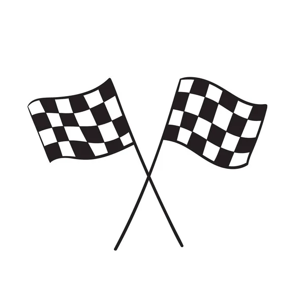 Checkered Flags — Stock Vector © dvargg #6373993