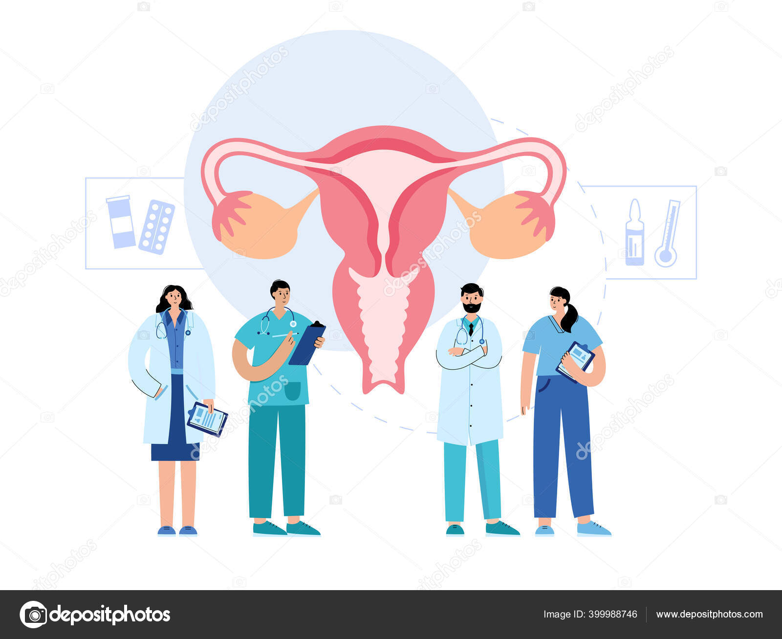 Reproductive system concept Stock Vector by ©Pikovit 399988746
