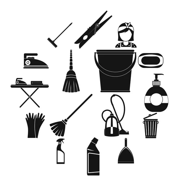 Cleaning simple icons Stock Vector Image by ©juliarstudio #92935350
