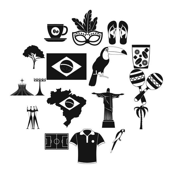 Brazil isometric 3d icons Stock Vector by ©juliarstudio 98666338