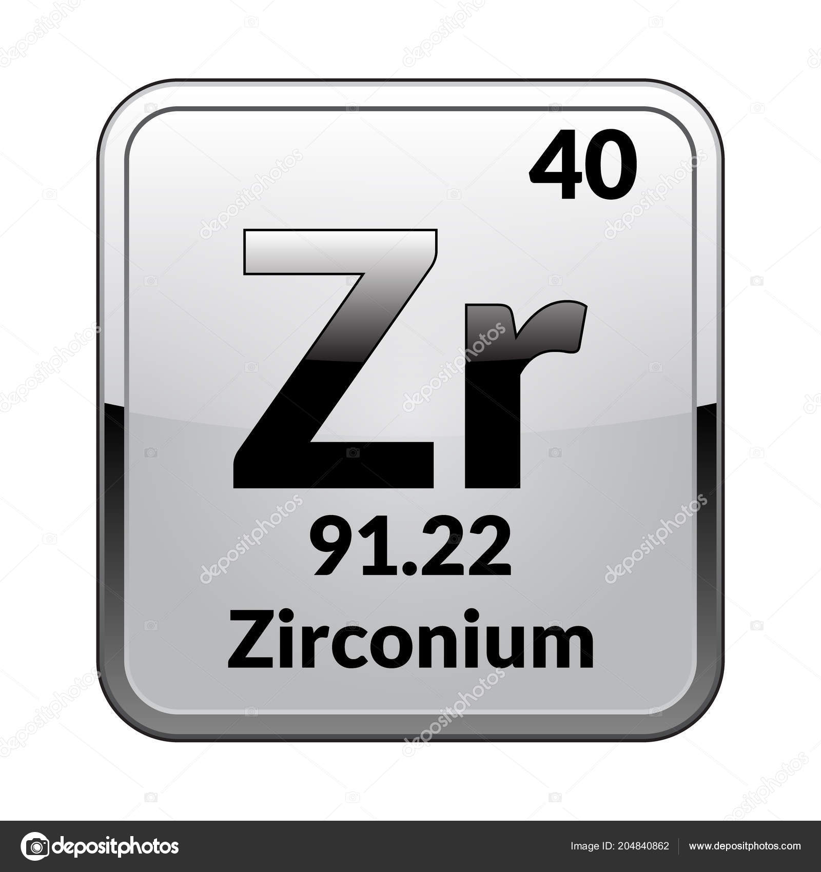 Periodic Table Zirconium