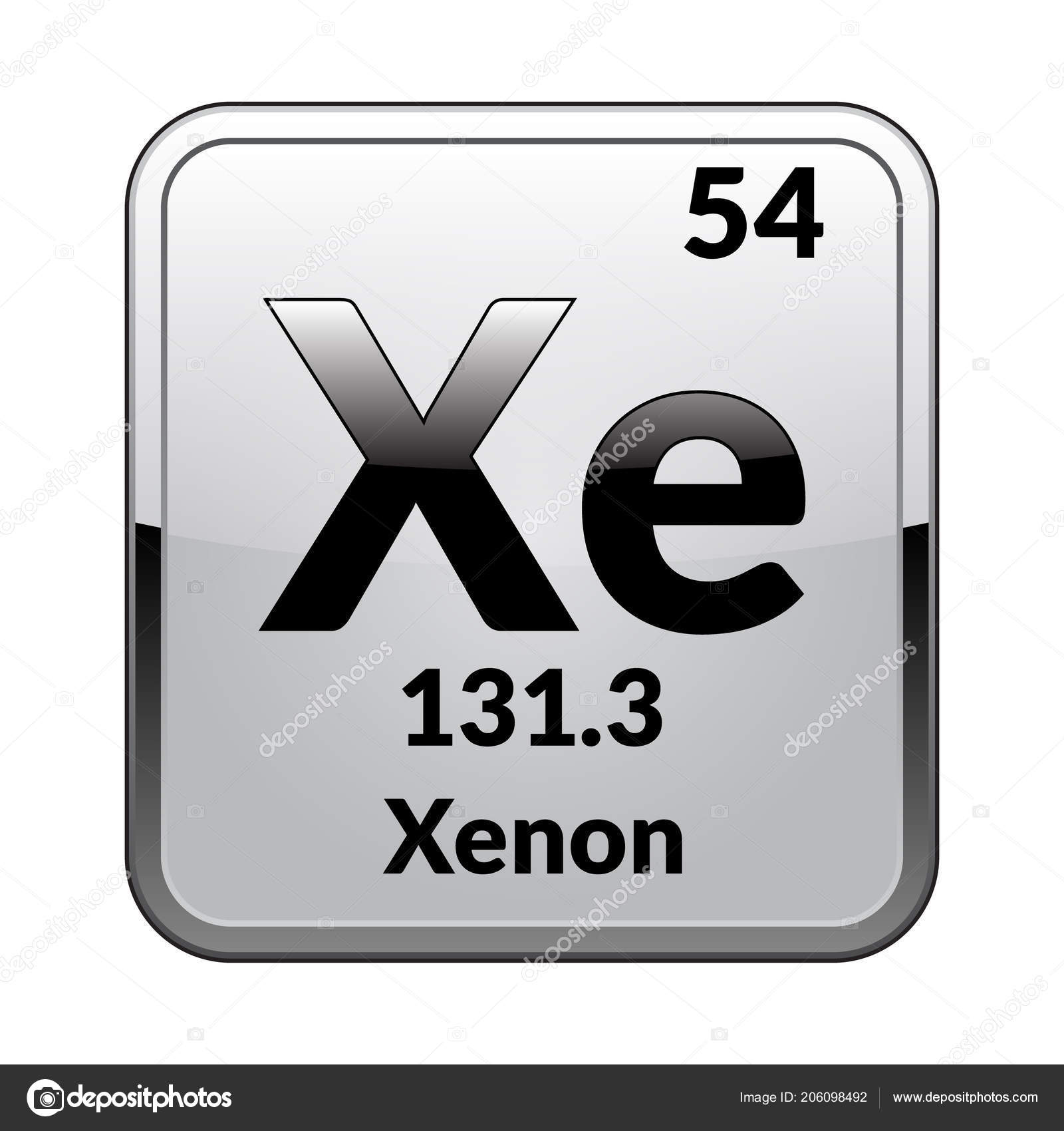 Xenon Element Periodic Table