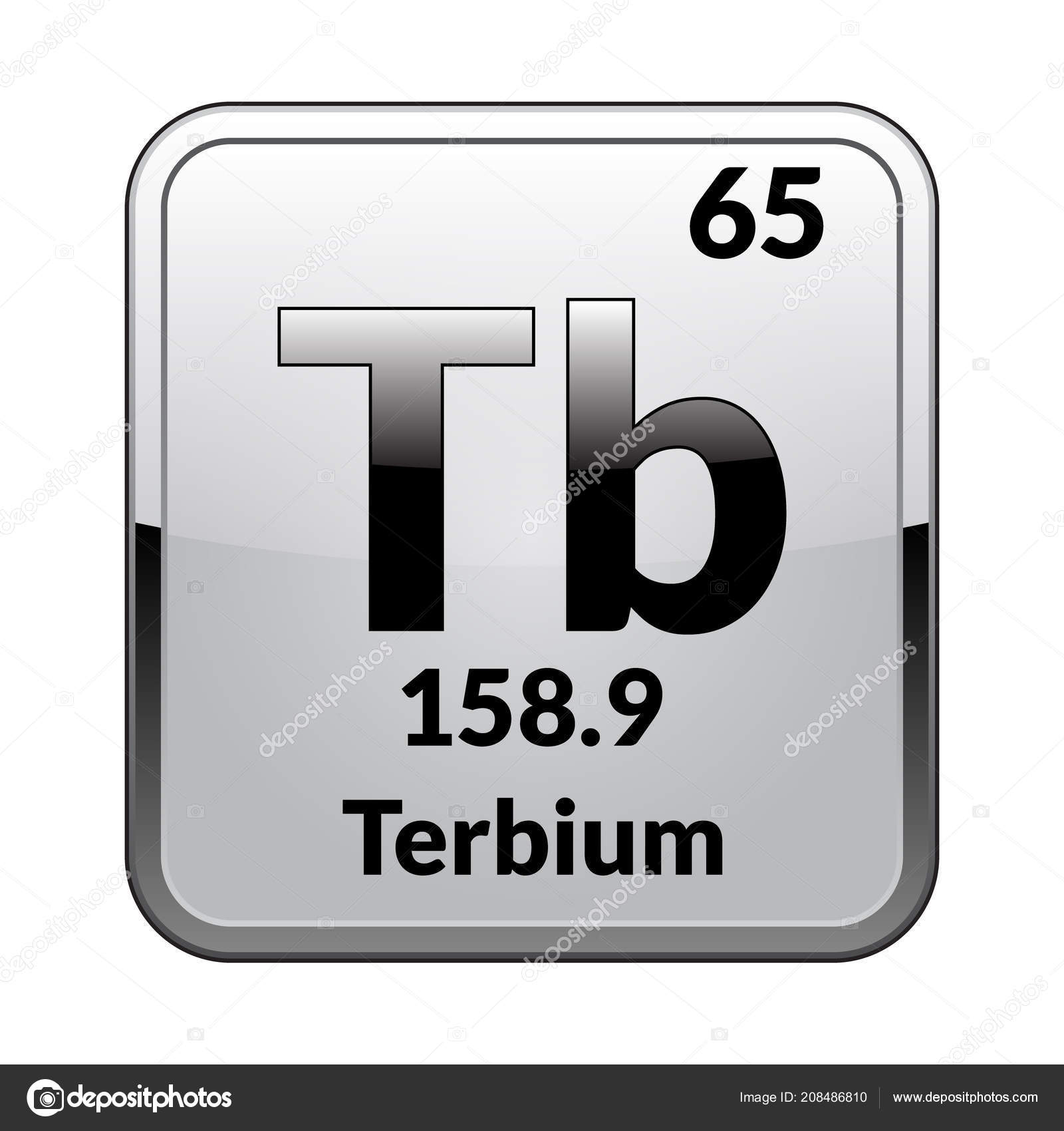 Terbium Symbol