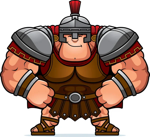 Cartoon Illustration Roman Centurion Looking Scared Stock Vector Image ...