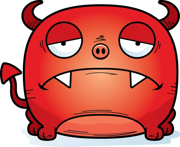 Cartoon Illustration Little Devil Looking Mad Stock Vector by ©cthoman ...