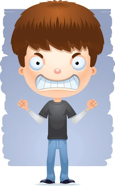 Cartoon Illustration Boy Looking Bored Stock Vector by ©cthoman 209366264