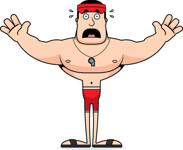 Cartoon Lifeguard Looking Sad Stock Vector Image by ©cthoman #209913364