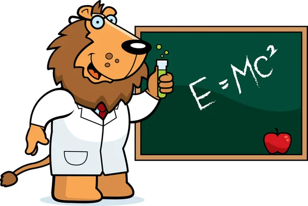 Cartoon Illustration Wolf Scientist — Stock Vector © cthoman #208708694